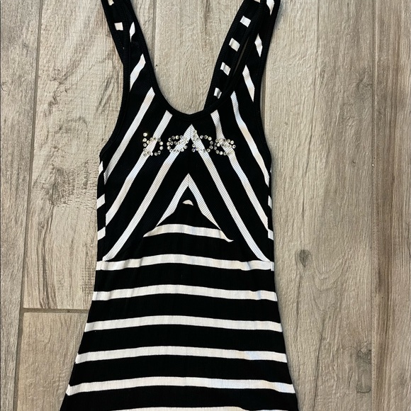 bebe | Tops | Black And White Bebe Logo Shirt | Poshmark